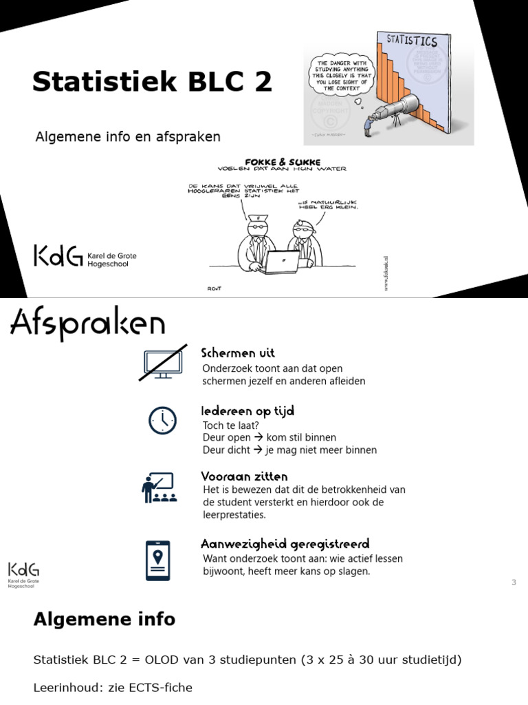 Statistiek BLC 2 - Inleiding | PDF