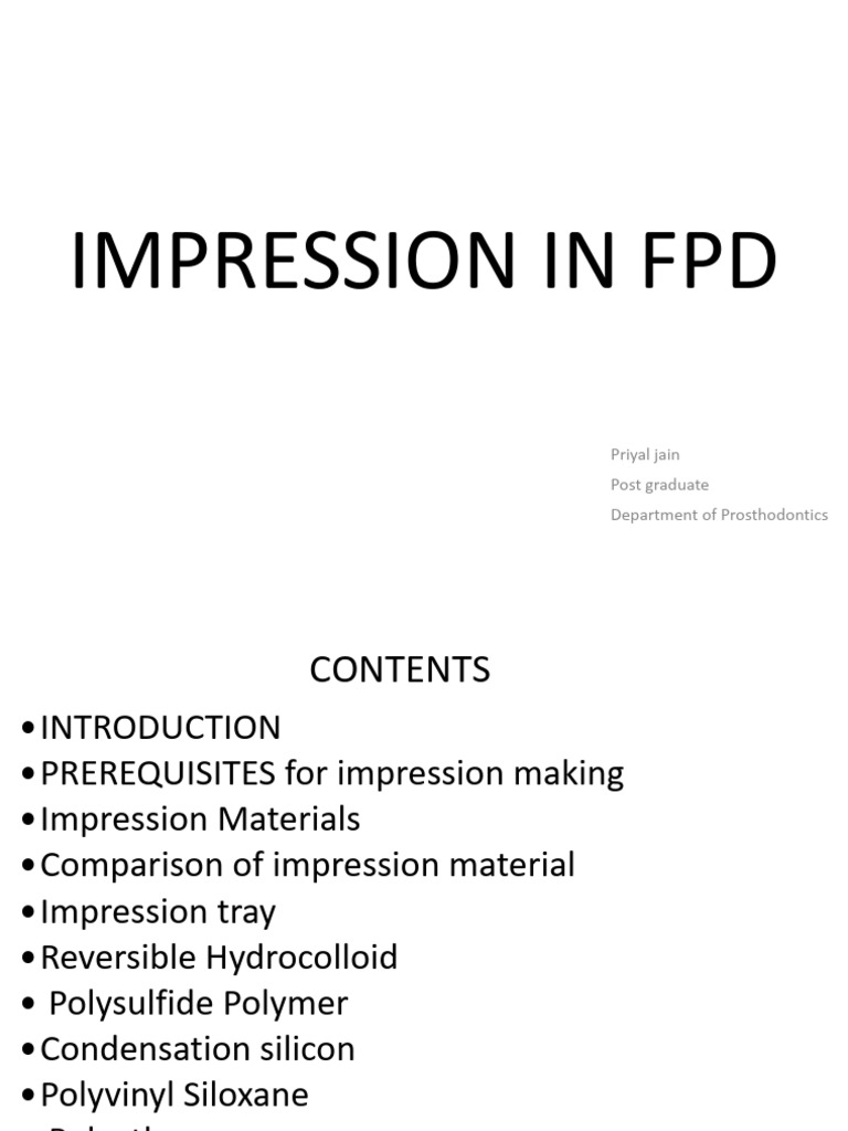 imp fpd | PDF | Materials