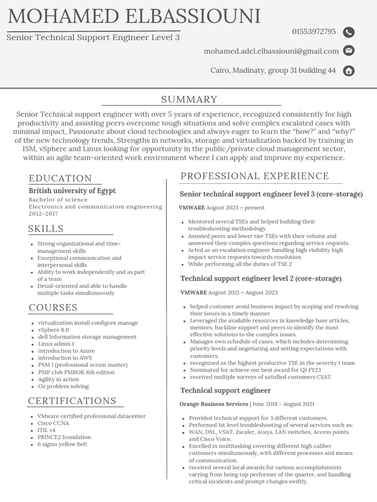 Mohamed El Bassiouni (Vmware) | PDF | Technical Support | Cisco ...
