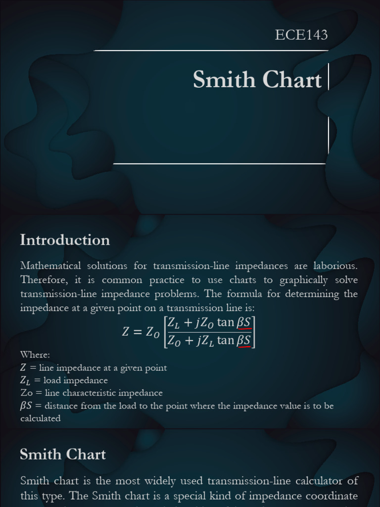 6 - Smith Chart - 1 | PDF