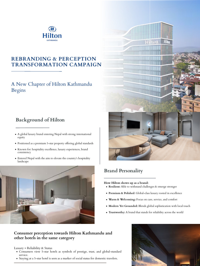 Hilton Kathmandu Rebranding Strategy | PDF | Brand | Nepal
