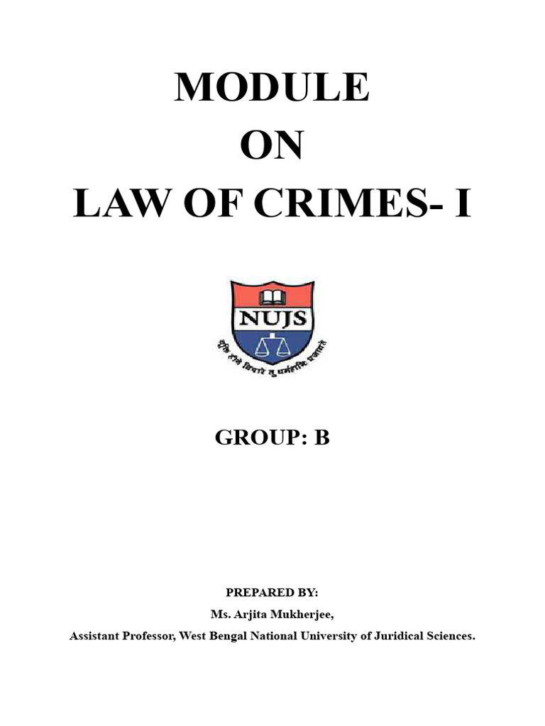 Bns Module 2025 Final - Group b[1] | PDF | Rape | Assault