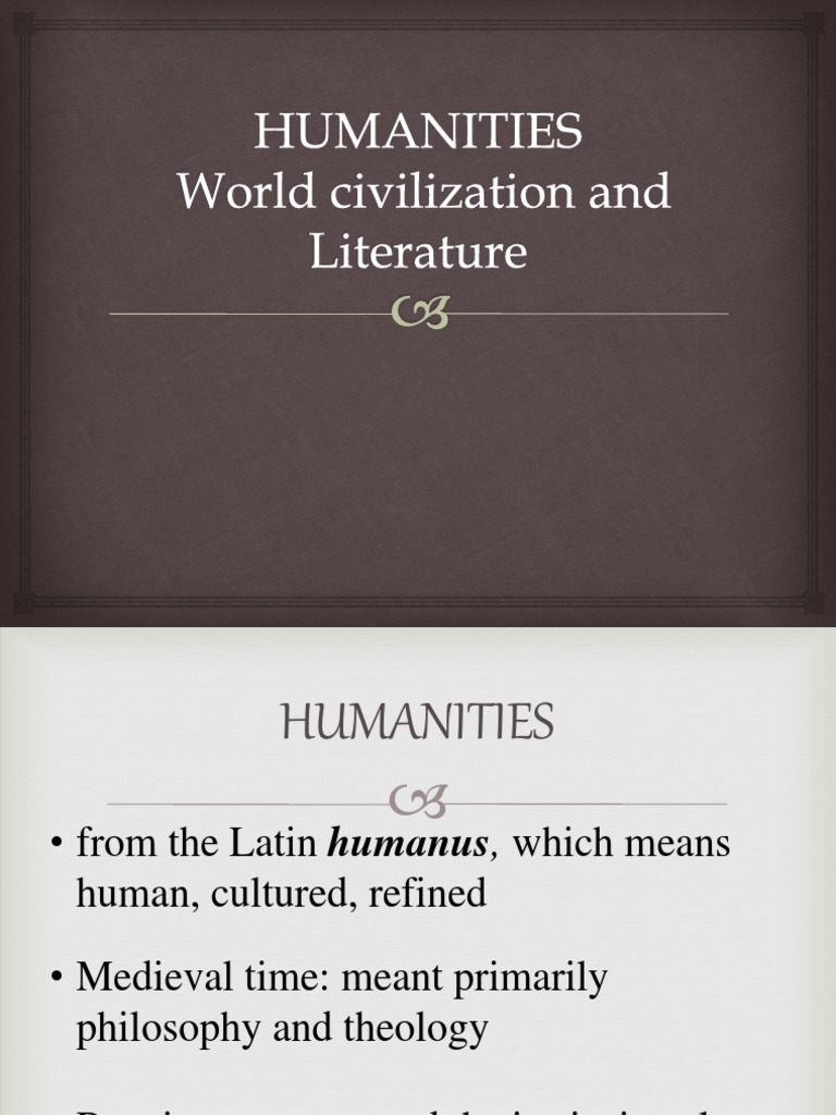 Humanities Lec 1 | Civilization | Society
