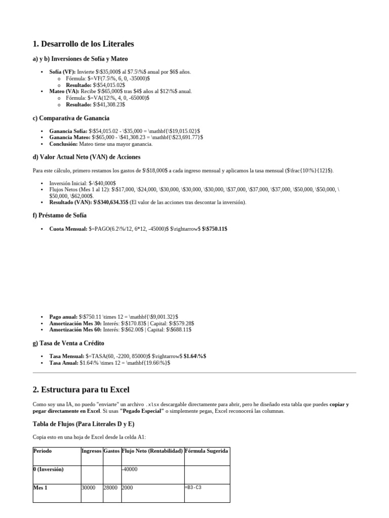 resolucion taller 2 | PDF | Contabilidad financiera | Inversiones