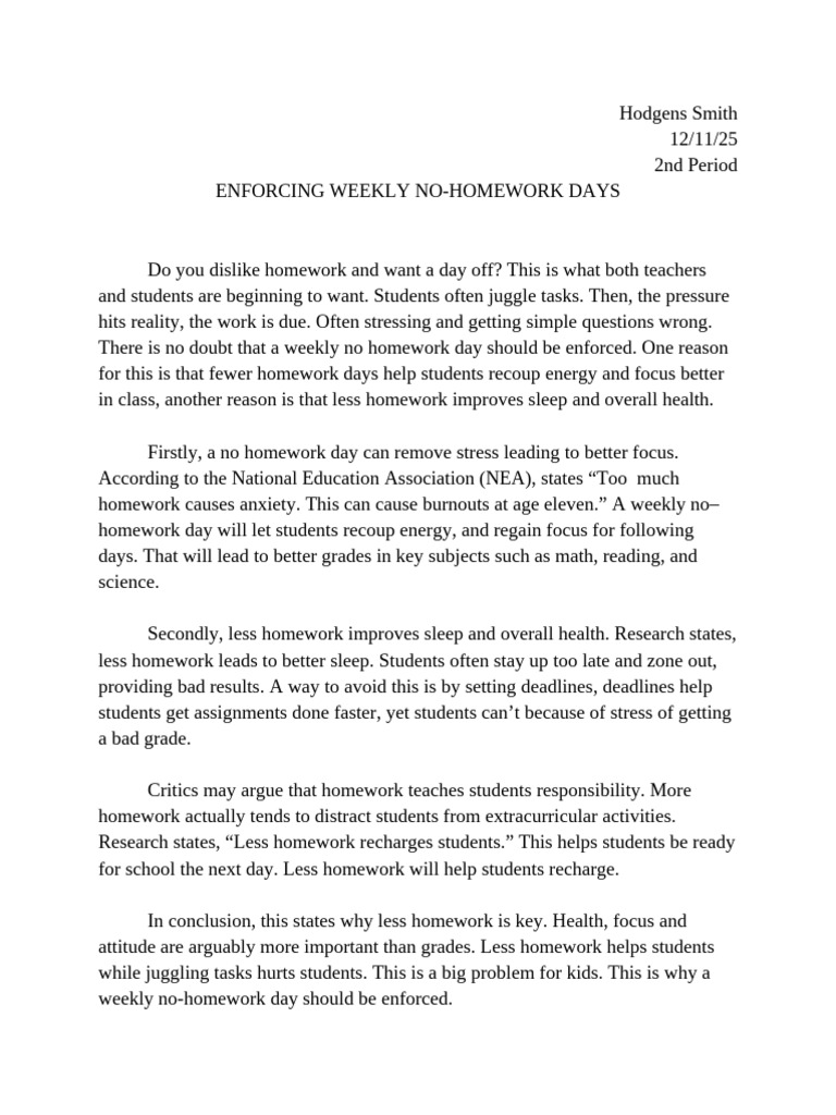 Essay for Reading #1 Final Draft | PDF