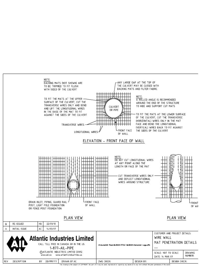 SM-537 - Atlantic Wire Wall - Mat Penetrat | PDF