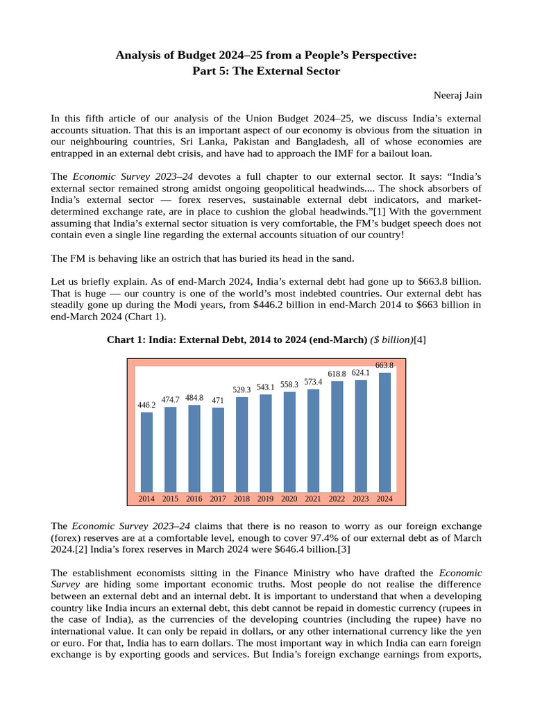The External Sector | PDF | Capital Account | Economies