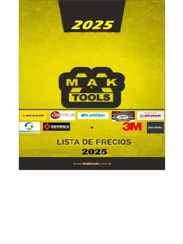 Mak - 05-11-25 Mak Tools (2)-Comprimido | PDF | Materiales