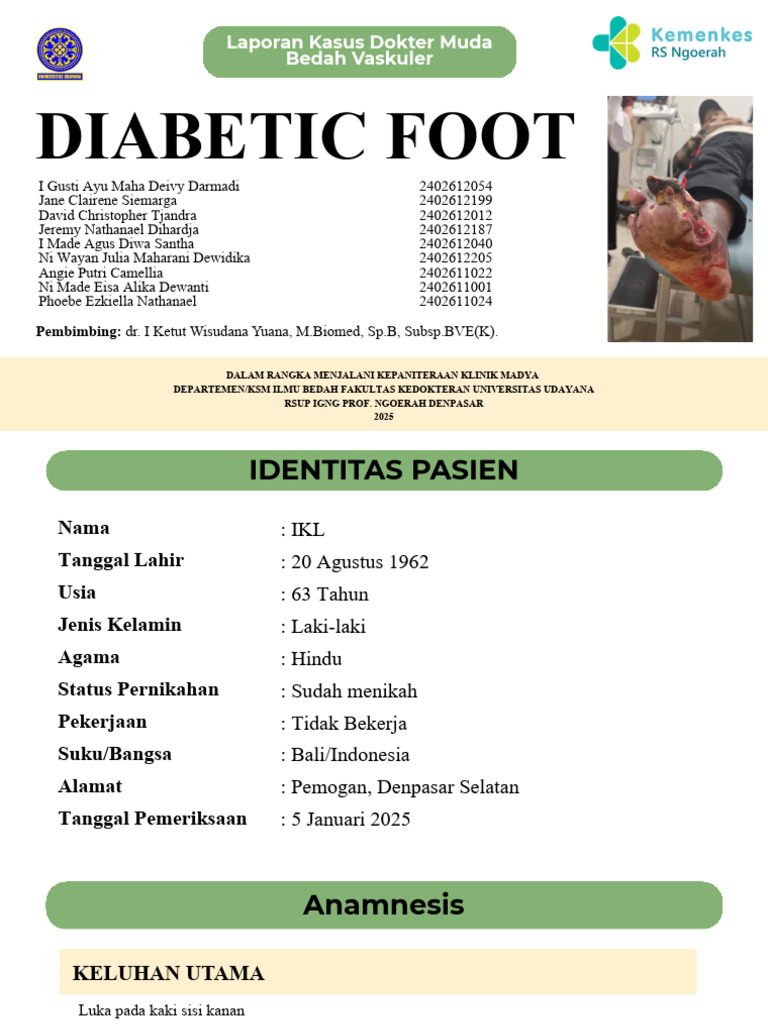 Laporan Kasus Bedah Vaskuler | PDF