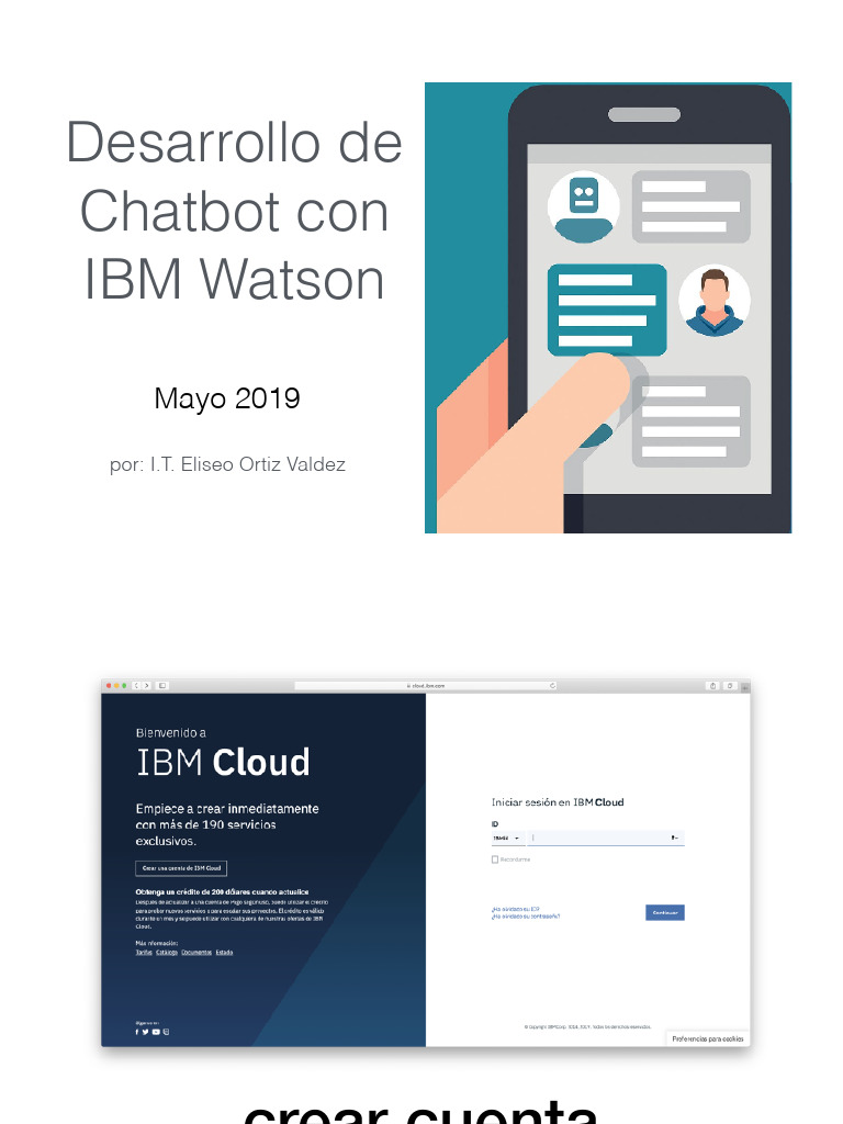 Chatbot Watson 2019 | PDF | Ventana (informática) | Ciencias de la ...