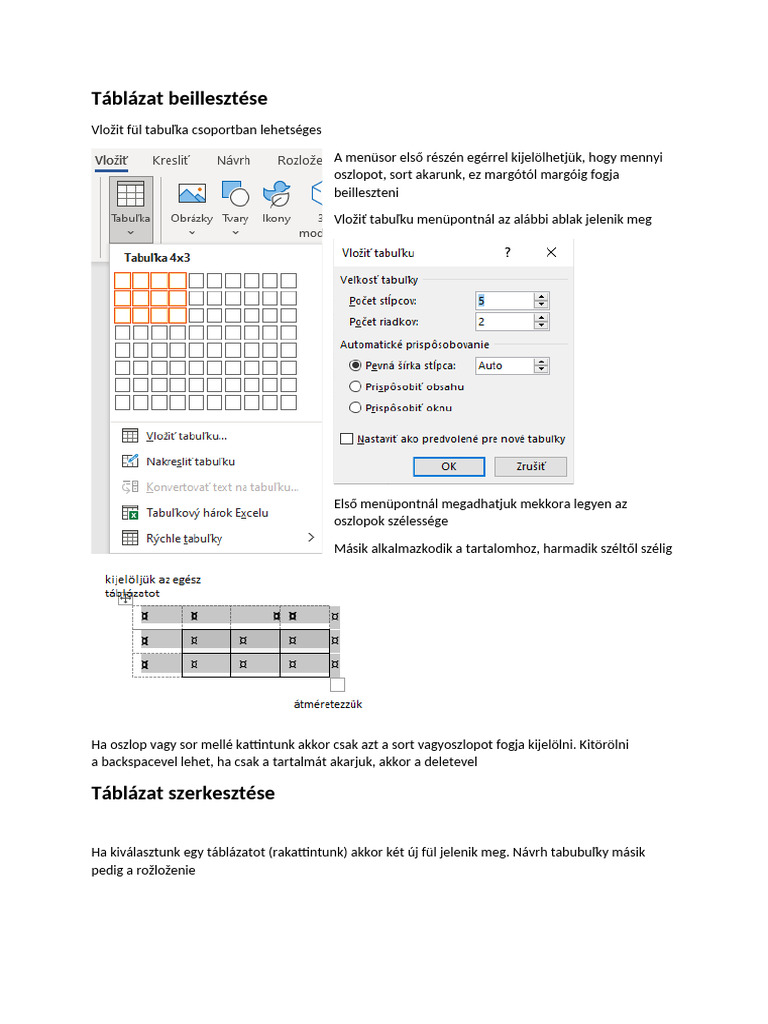 Tablazat 3 | PDF