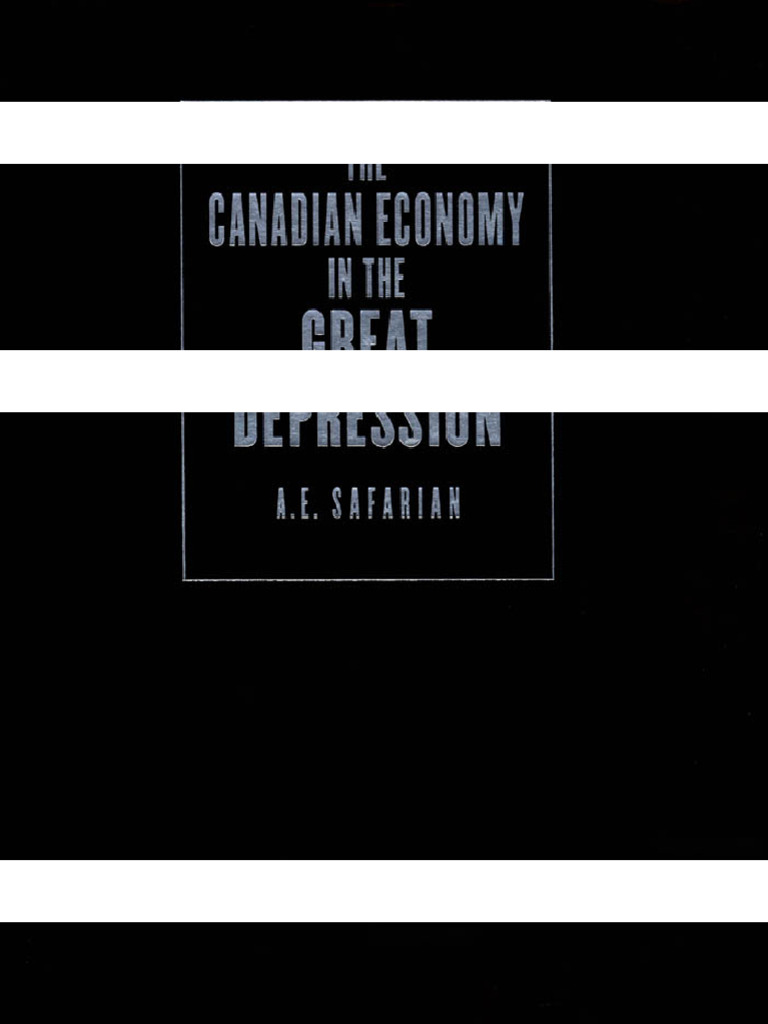 The Canadian Economy (3rd Edition) Safarian PDF | PDF | Measures Of ...