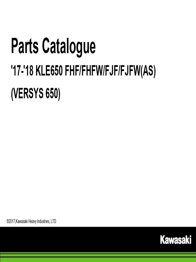 V650 Mk3 2017 FHF and FHFW - 2018 FJF and FJFW Parts Catalog | PDF ...