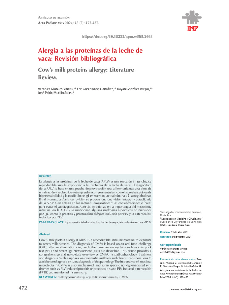 Aplv 2024 | PDF | Alergia | Inmunología