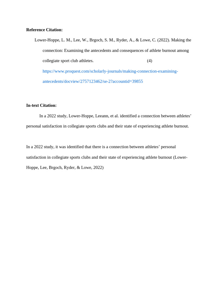 Reference and in-text Citations Example- Jordan Madison (1) | PDF
