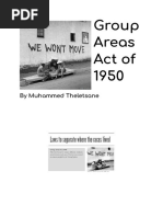 Impact of the Group Areas Act | PDF | Apartheid | Black People