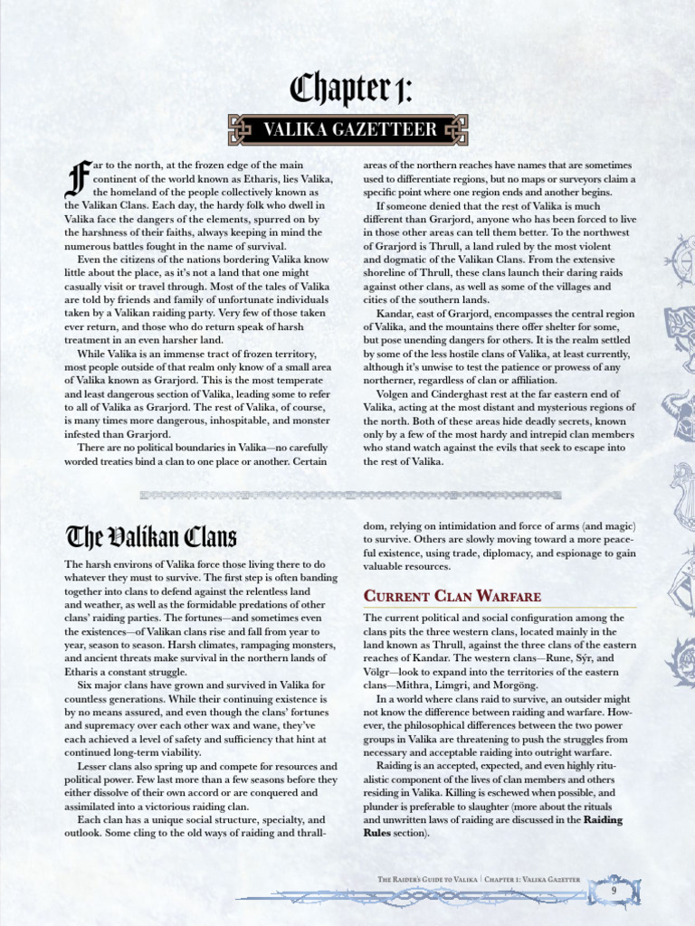 Raidersguidetovalikalore | PDF
