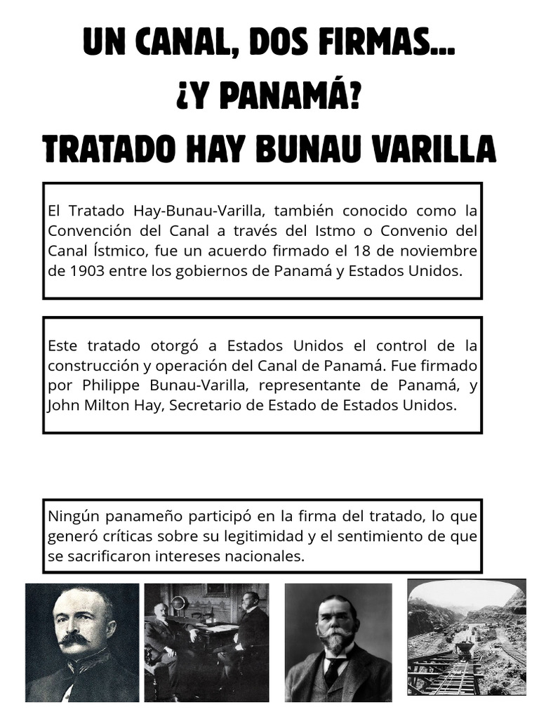 Tratado Hay Bunau Varilla | PDF | Panamá
