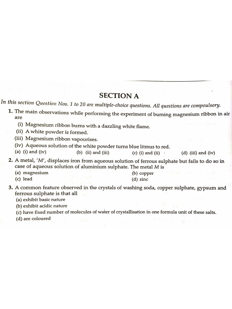 CBSE Board Paper 2025 | PDF