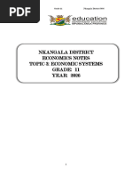 Grade 11 Economics: Economic Systems Overview | PDF | Economics ...