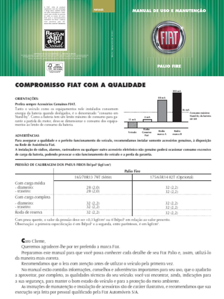 Pdfcoffee.com Manual Palio Fire 2014 PDF Free | PDF | Reservatório de ...