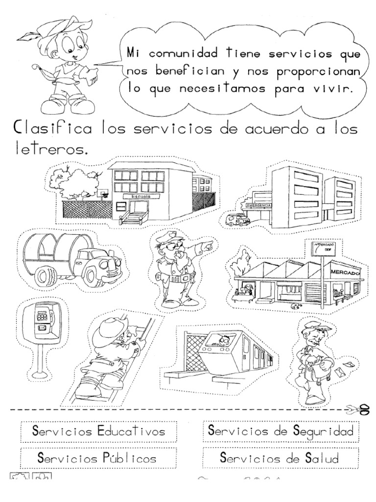 Los Servicios en Mi Comunidad | PDF