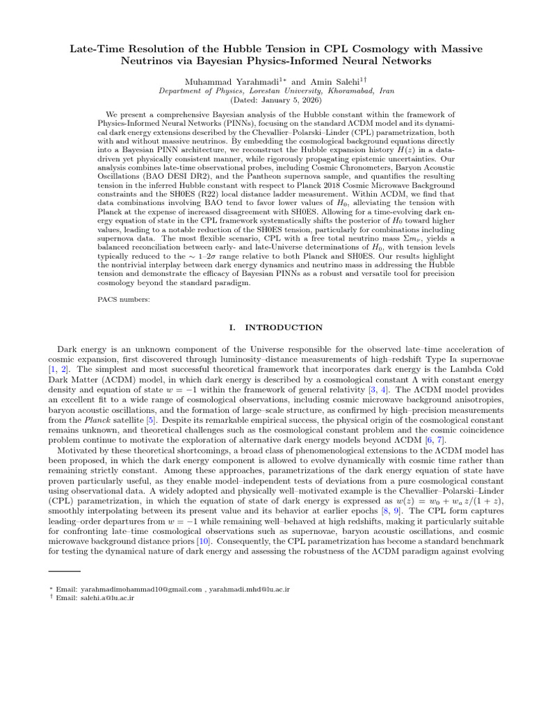 I Do Not Know The Title | PDF | Dark Energy | Physical Cosmology