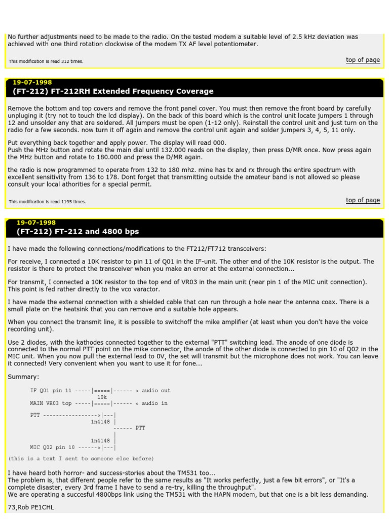 212 Mod | PDF | Radio | Broadcasting