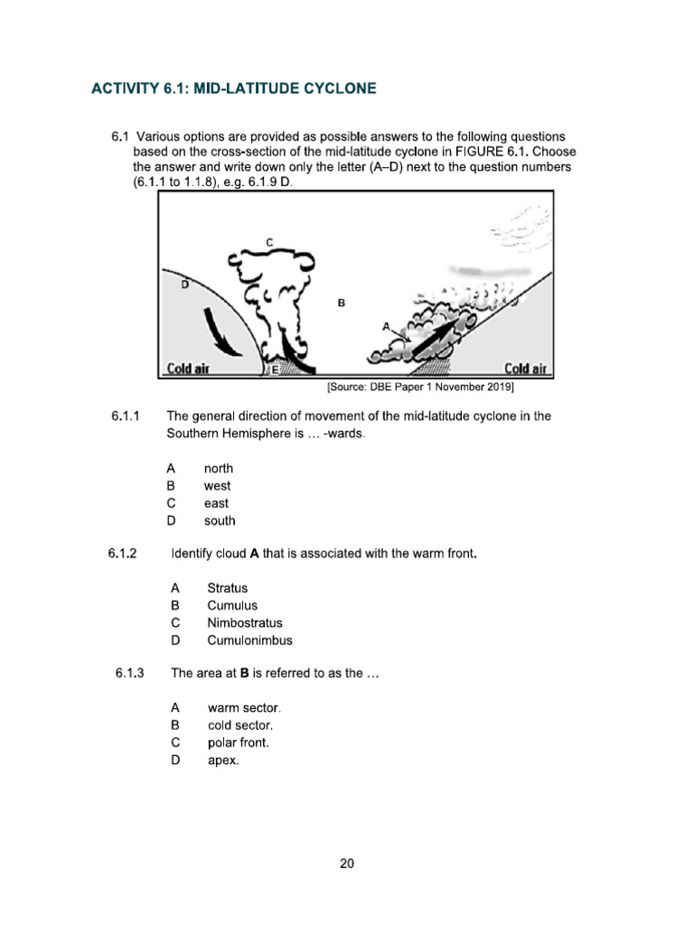 Climatology Worksheets Activities and Answers | PDF