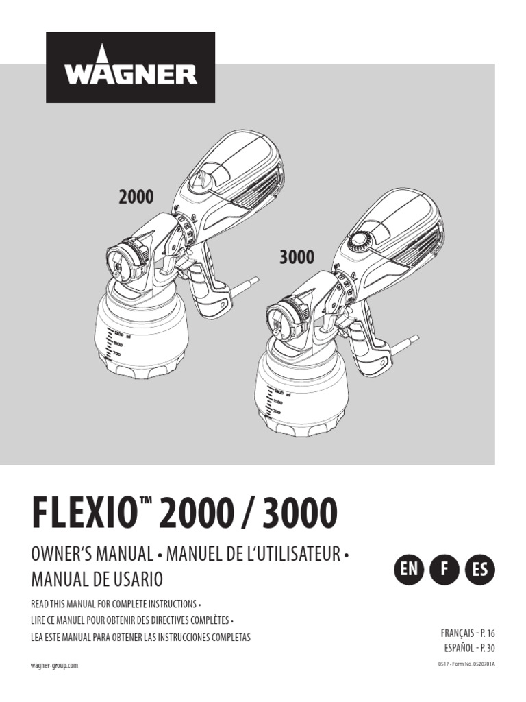 WAGNER FLEXIO 3000 | PDF | Soft Matter | Plastic Arts