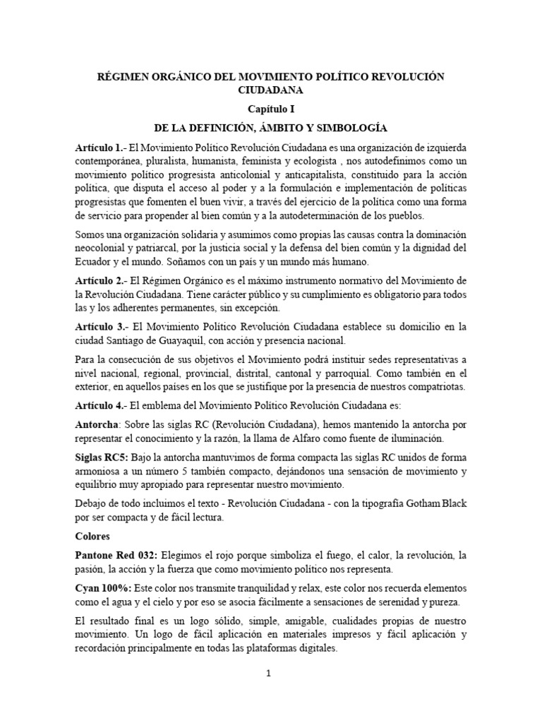 Régimen-Orgánico rc5 | PDF | Político | Alcalde