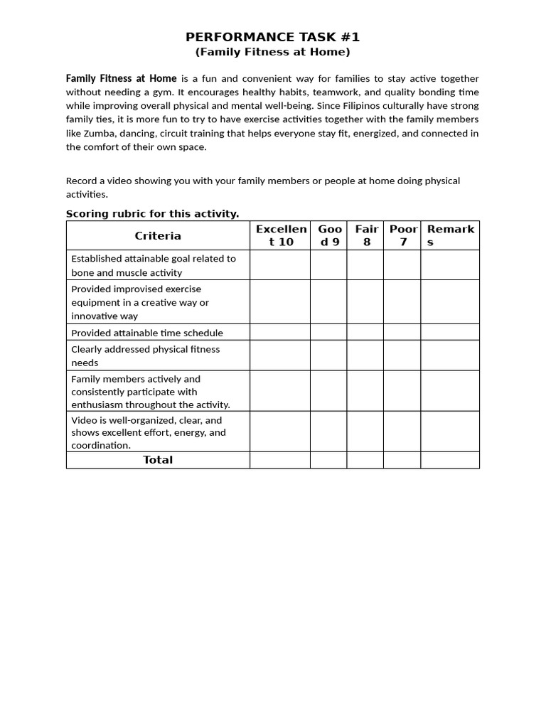 Performance Task 1 (1) | PDF