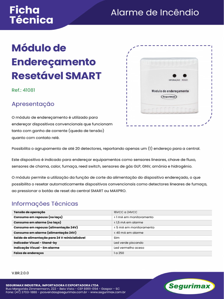 FT 41081 - M Dulo de Endere Amento Reset Vel SMART | PDF | Diodo ...