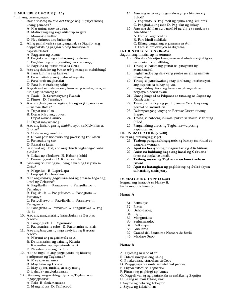 quiz 3-4-5-fil-101 | PDF