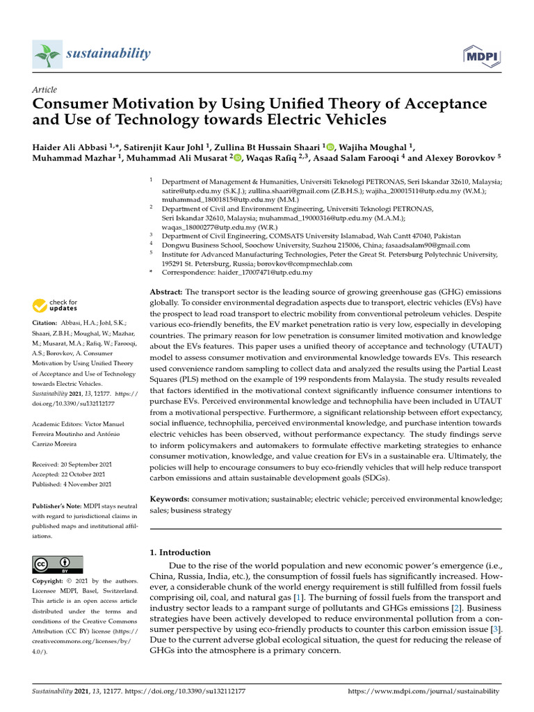 Consumer Motivation by Using Unified Theory of Acceptance and Use of ...