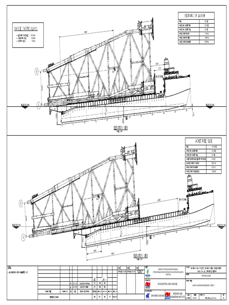 Whp Dhn s d 1071 01_f0_ Jacket Launching Sequences Sheet 1 | PDF