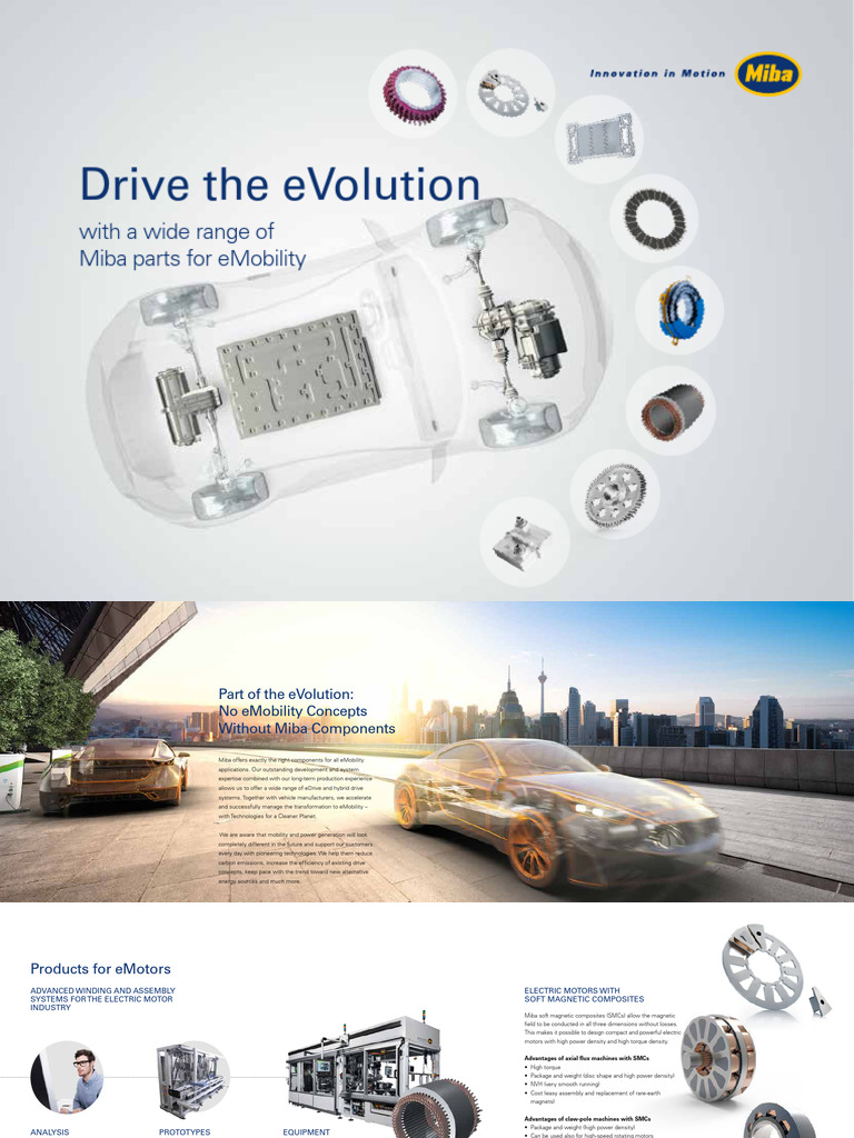 MIBA Folder Motorensymp 190418 | PDF | Electric Motor | Electric Vehicle