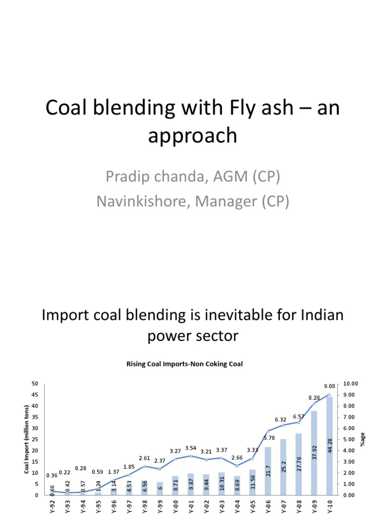 Coal Blending With Fly Ash-An Approach | PDF | Combustion | Nature