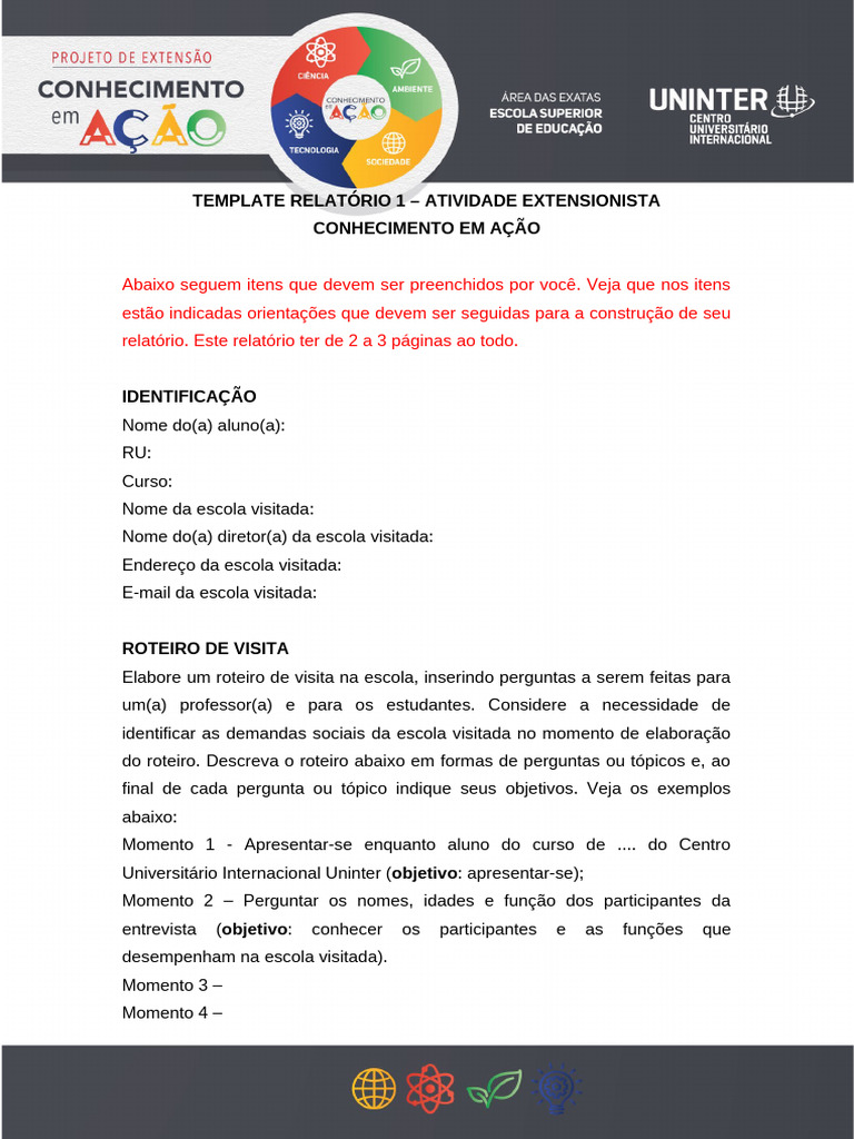 Template Relatorio | PDF
