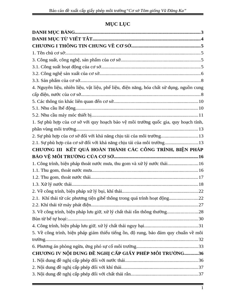 Bao Cao Tom Giong Vu Dang Ka | PDF