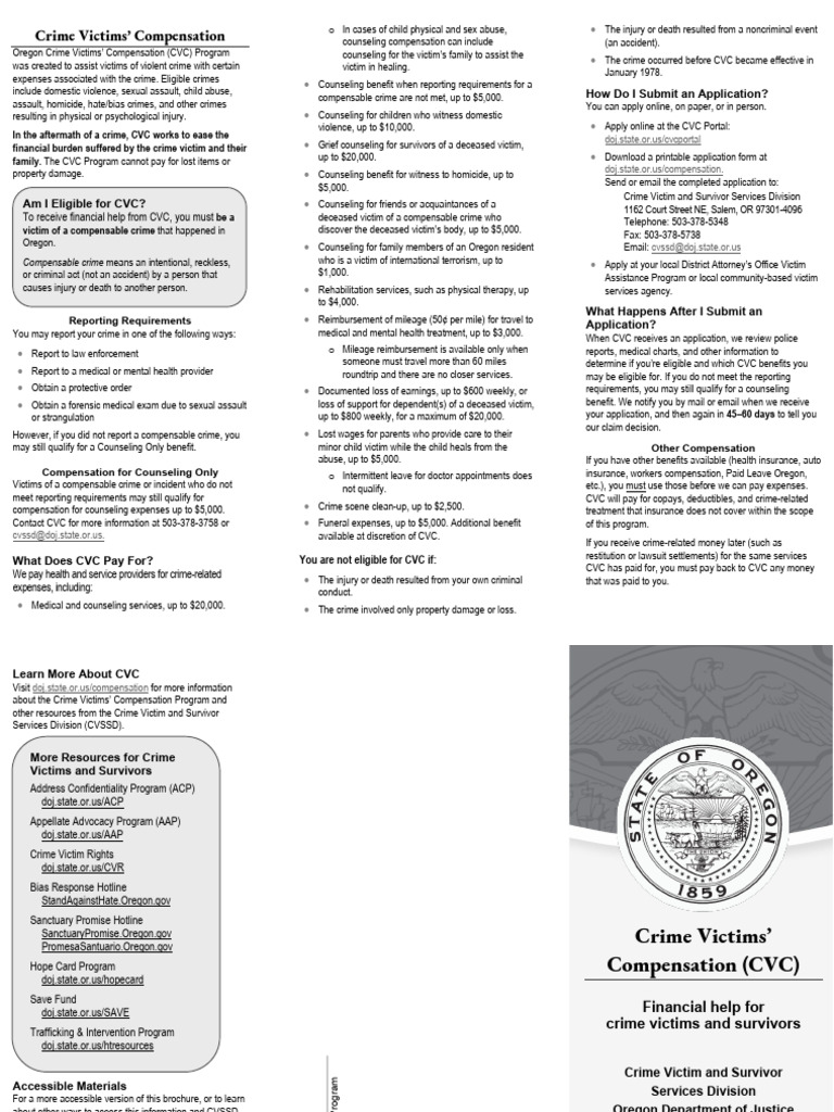 CVC Brochure English 2024 Final | PDF | Crimes | Crime & Violence