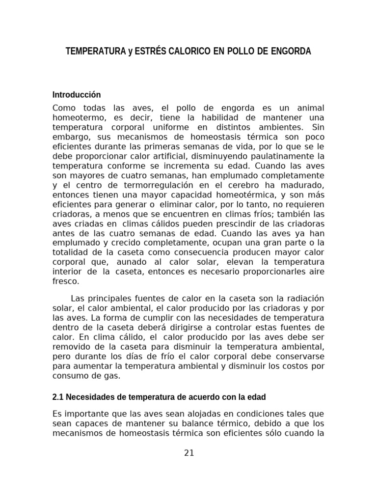 Estres Calorico | PDF | Termorregulación | Termodinámica