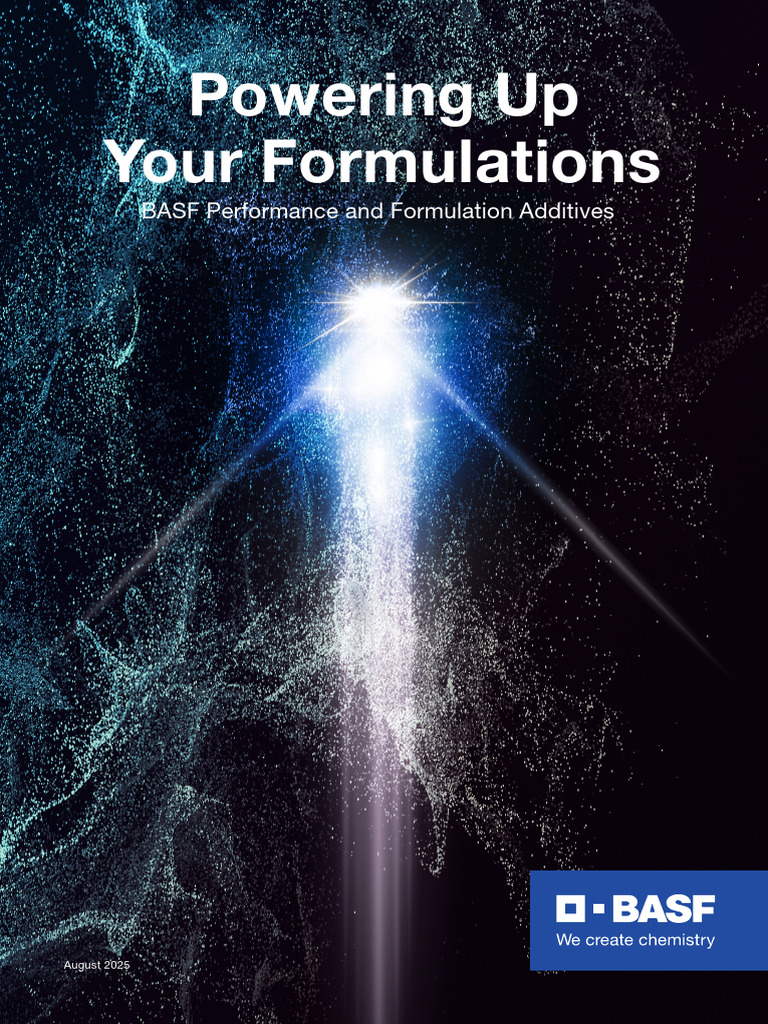 BASF Additives Catalog August 2025 | PDF | Carbon Footprint | Materials