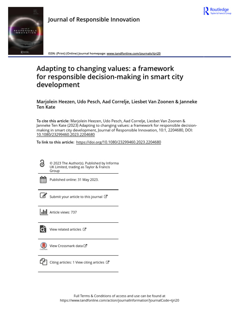 Heezen Et Al. - 2023 - Adapting to Changing Values a Framework for ...
