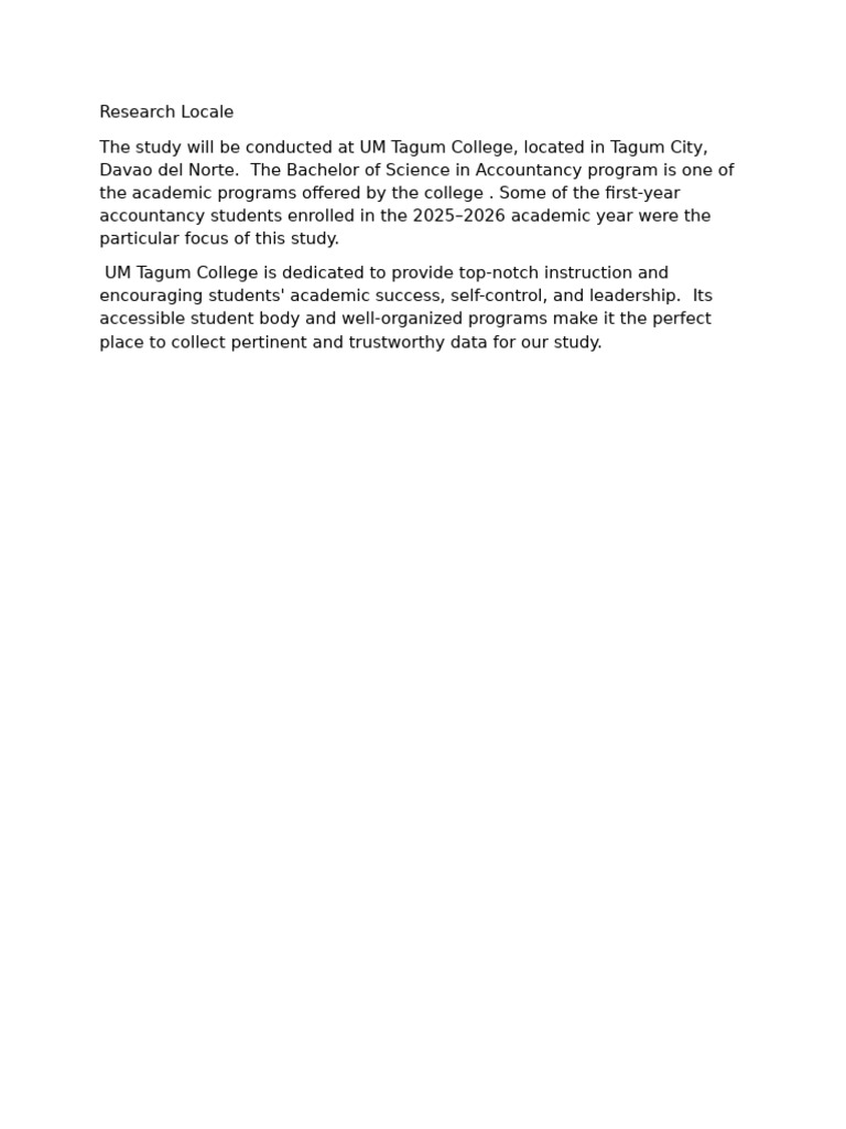 Research Locale | PDF