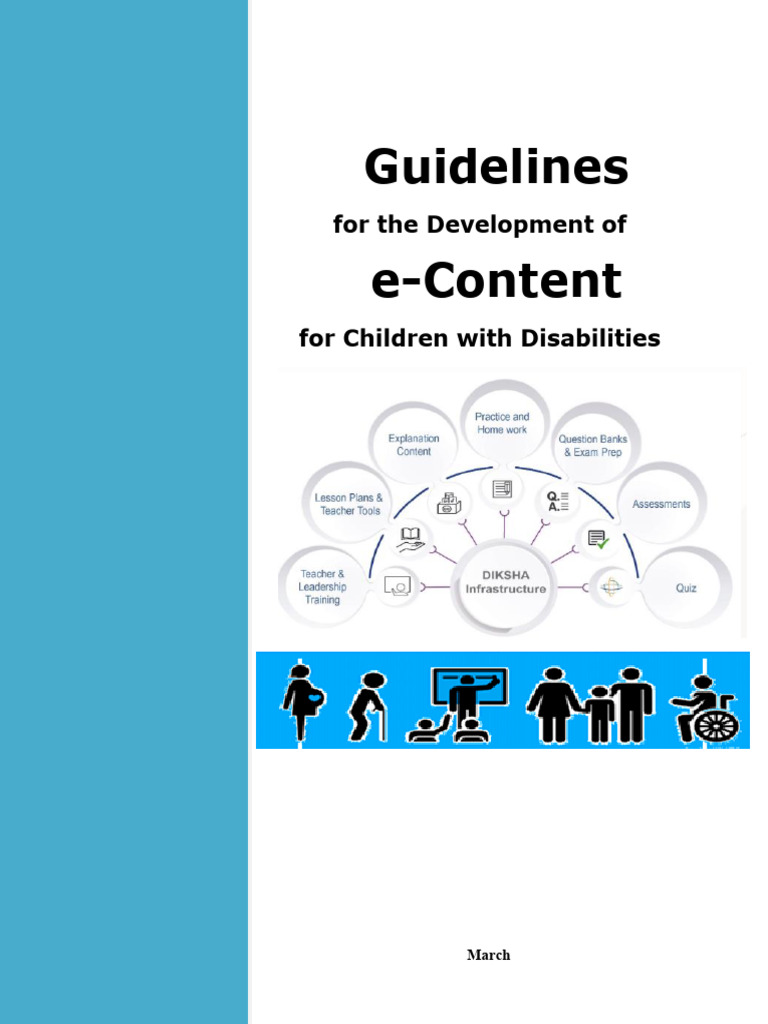 CWSN E-Content Guidelines 2021 CIET | PDF | Accessibility | Educational ...