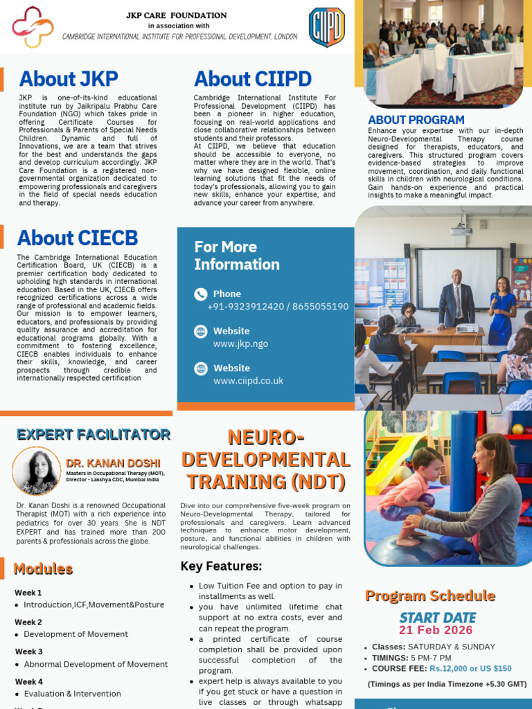 NDT by JKP Care Foundation | PDF | Cognition