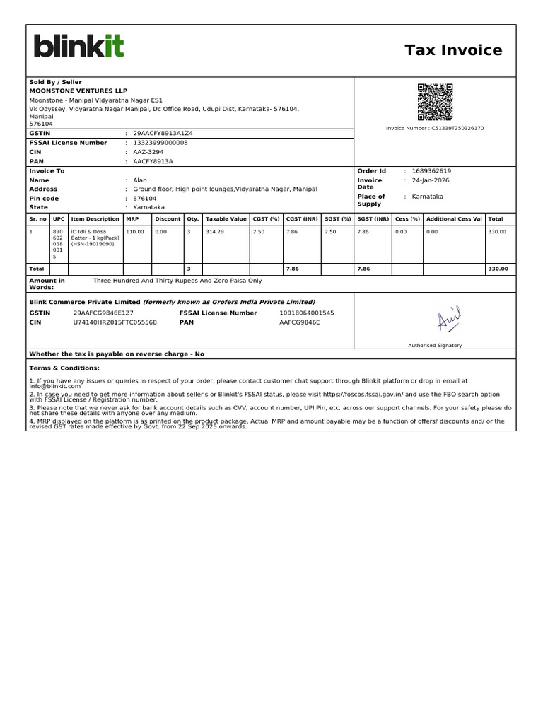 ForwardInvoice_ORD07206110507 | PDF | Invoice | Taxation
