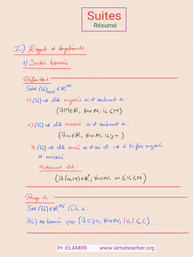 Résumé Suites | PDF