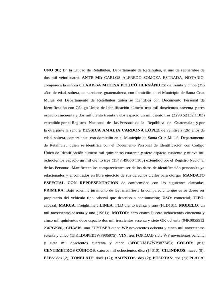 Mandato Especial | PDF